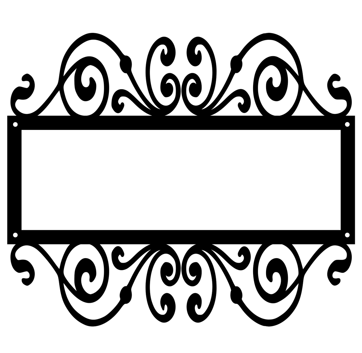 FANCY ADDRESS PLAQUE – BOLD DESIGNS LRCNC